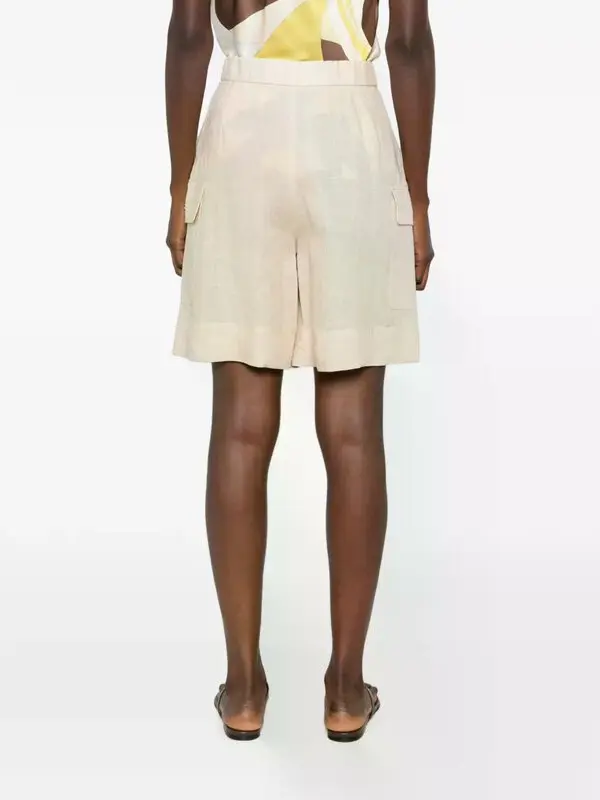 CLIPS High Waist Wide Leg Shorts