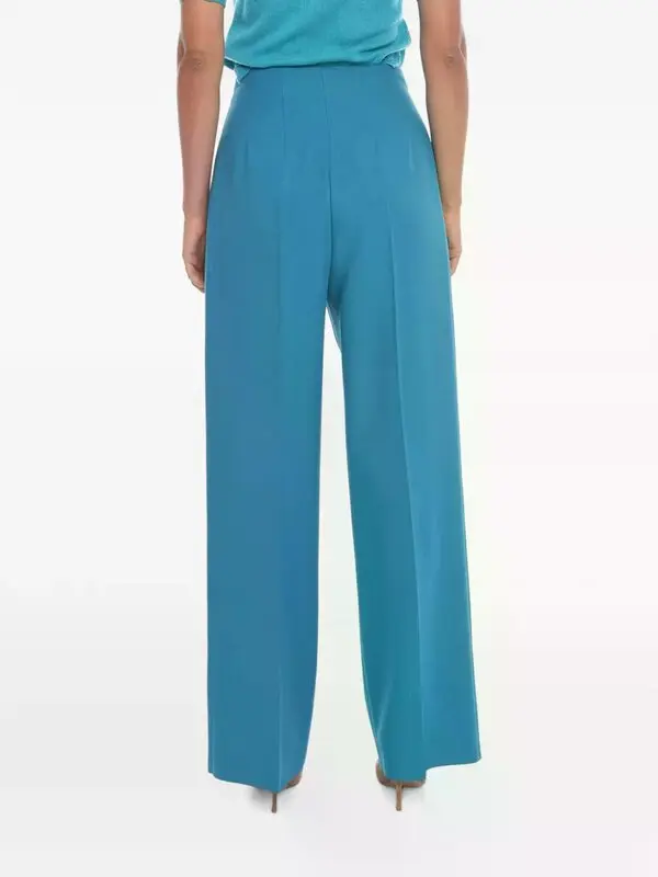SUPER BLOND Pleated Wide-leg Trousers