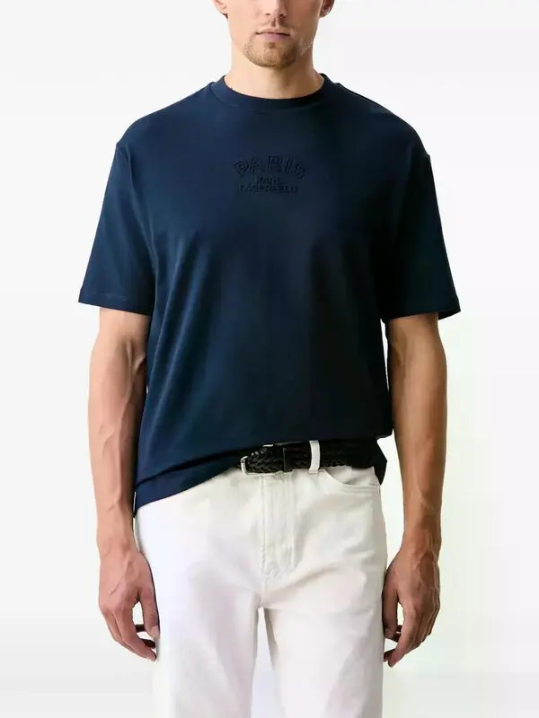 Karl Lagerfeld Embossed Logo T-shirt
