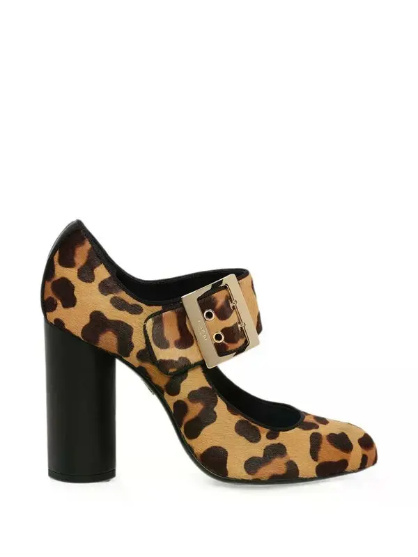LANVIN Leopard-print Pumps - Brown