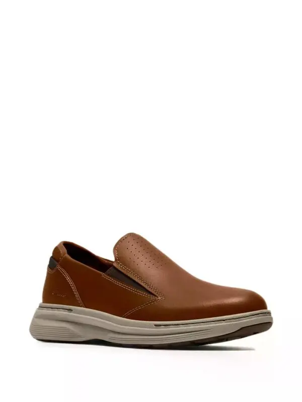 Clarks Craftwell Free Leather Sneakers - Brown