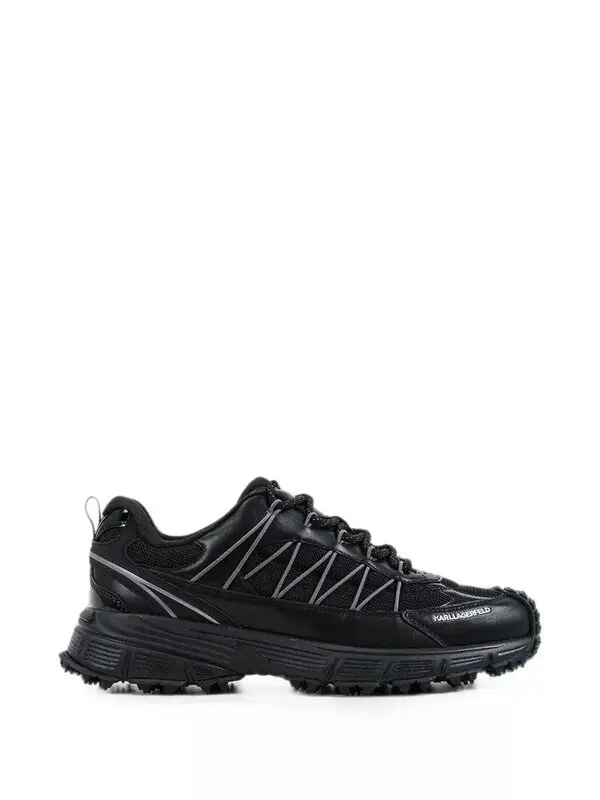 Karl Lagerfeld Orion Trail Panelled Lace-up Sneakers - Black