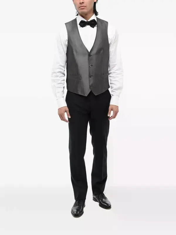 Corneliani Embroidered Silk Waistcoat