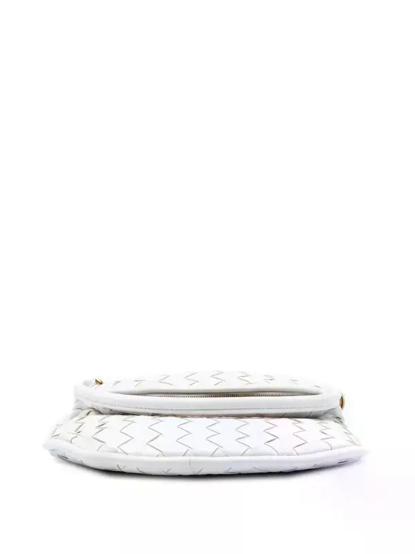 Bottega Veneta 2012-2026 Small Nappa Intrecciato Gemelli Hobo Bag - White
