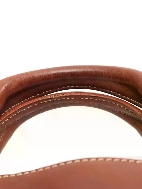 Celine Calfskin Boogie Handbag - Brown