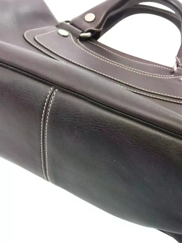 Celine Calfskin Boogie Handbag - Brown