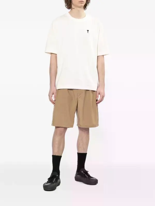 AMI Paris Cotton Slogan Print T-shirt