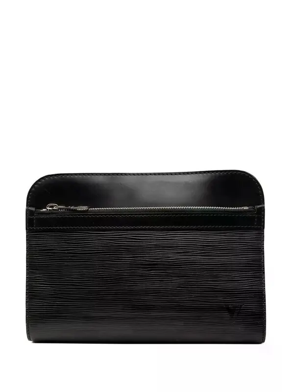 LOUIS VUITTON 2011 Epi Pochette Hoche Clutch Bag - Black