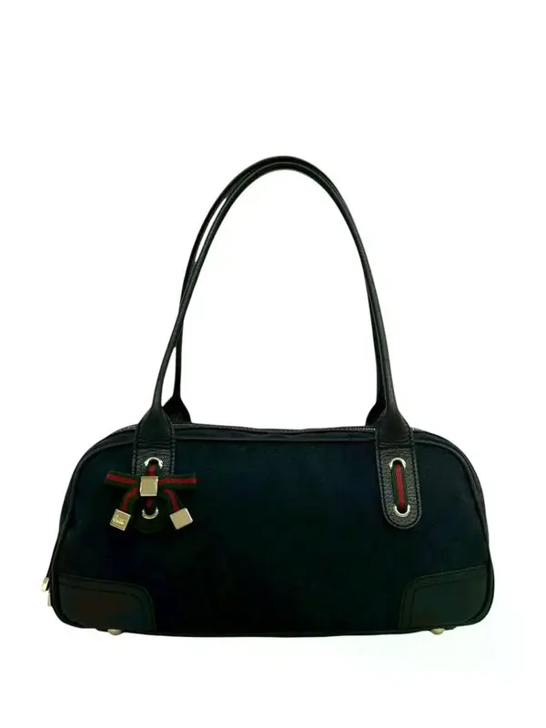 Gucci 2000-2015 Gg Canvas Princy Shoulder Bag - Black