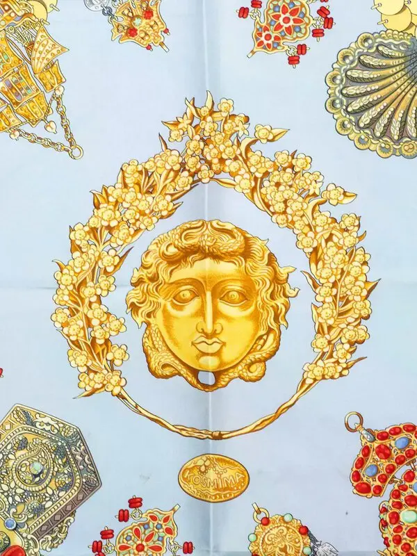 Hermès 1990-2000 Kosmima Silk Scarf 90 Scarves