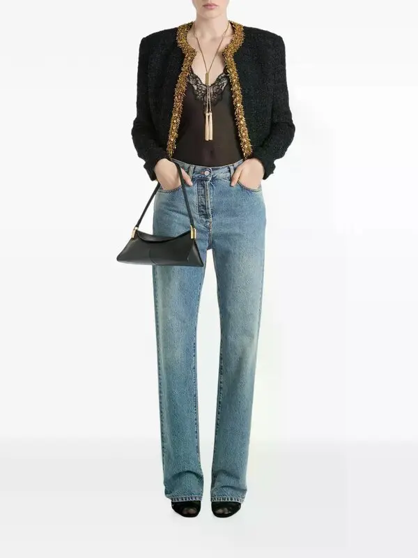 Balmain Embroidered Tweed Jacket