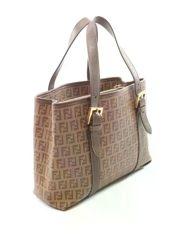 Fendi Zucchino Coated Canvas Tote Bag