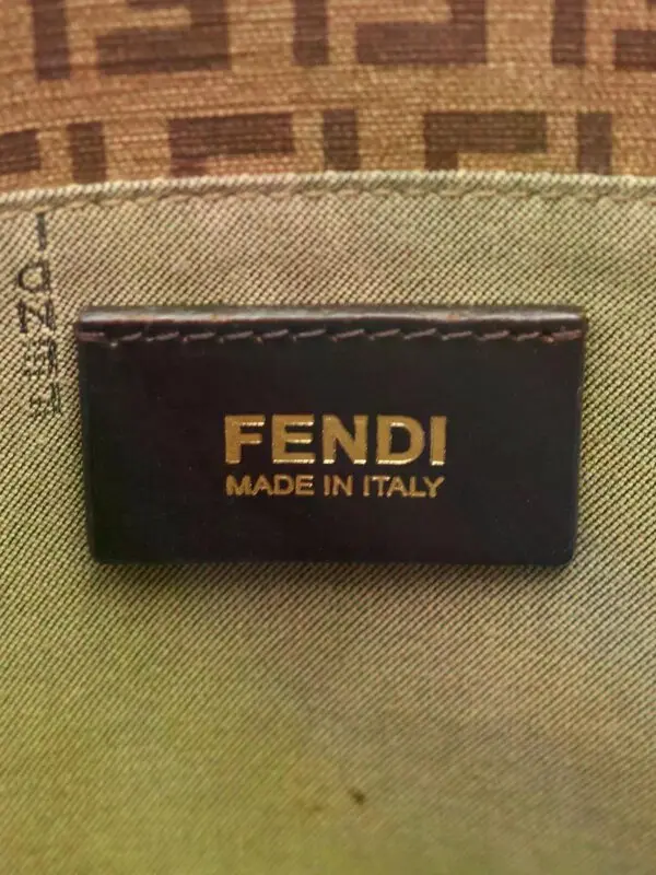 Fendi Zucchino Coated Canvas Tote Bag