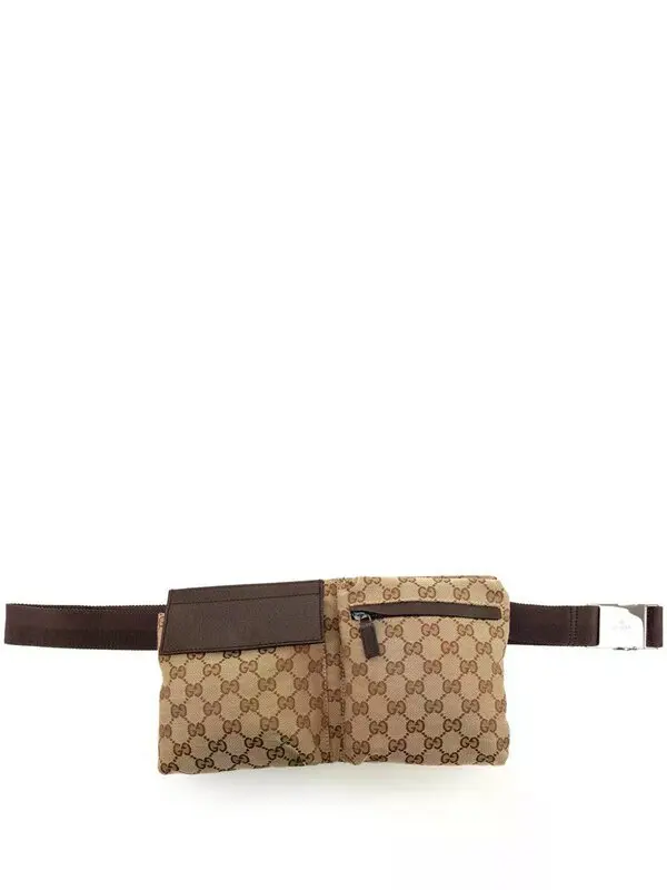 Gucci Gg Monogram Canvas Belt Bag