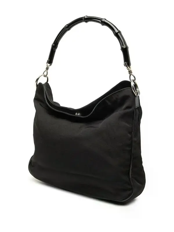 Gucci 2000-2015 Nylon Bamboo Satchel