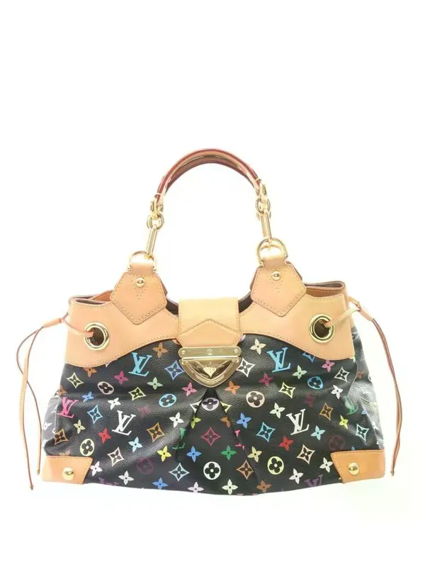 LOUIS VUITTON 2010 Monogram Multicolore Ursula Handbag - Black