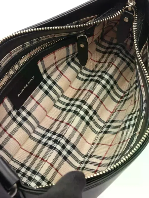 Burberry 1990-2000 Leather Shoulder Bag