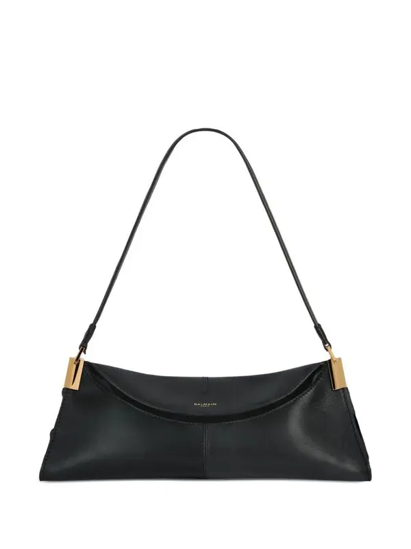 Balmain 64-83 Small Bag In Smooth Leather - Black