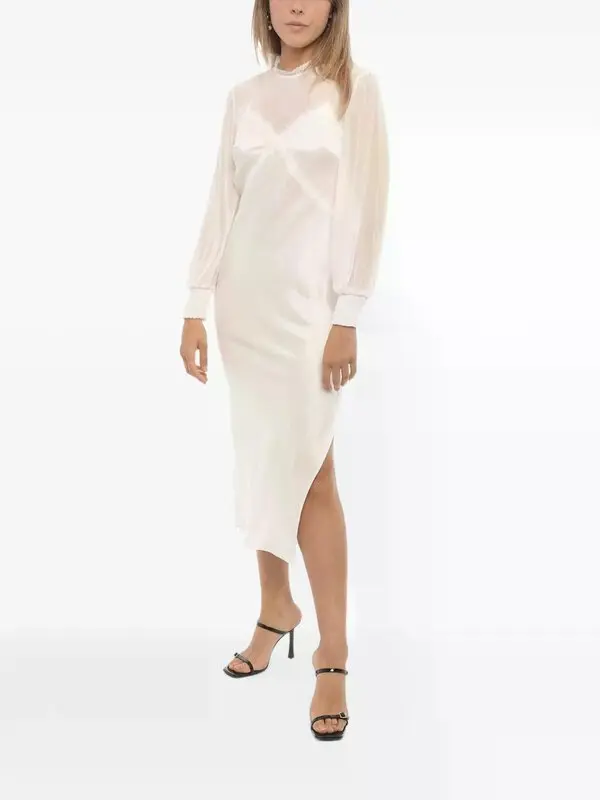 ALLSAINTS Bailey Lace-trim Midi Dress - White