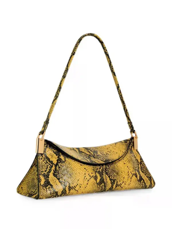 Balmain 64-83 Small Bag In Python-effect Leather