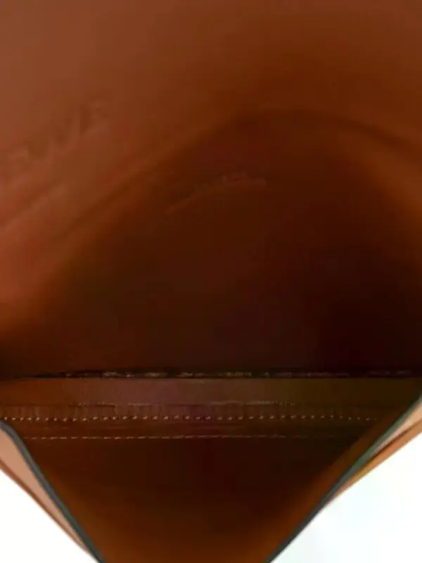 Loewe 2019 Mini Soft Calfskin Heel Pouch Crossbody Bag - Brown