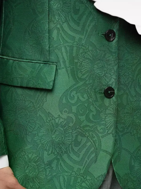 John Richmond Embroidered Peak-lapel Blazer