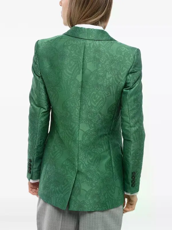 John Richmond Embroidered Peak-lapel Blazer