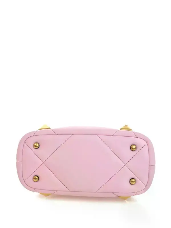 Valentino Garavani Small Nappa Roman Stud Handle Bag Satchel