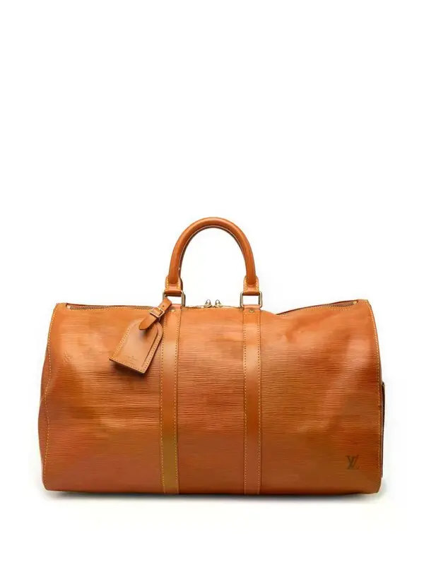 LOUIS VUITTON Epi Keepall 45 Travel Bag - Brown