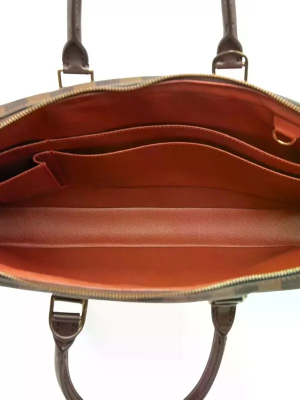LOUIS VUITTON Damier Ebene Business Bag - Brown