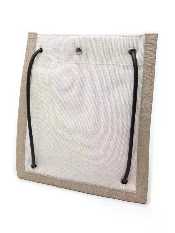 Saint Laurent Canvas Universite Flat Convertible Crossbody Bag