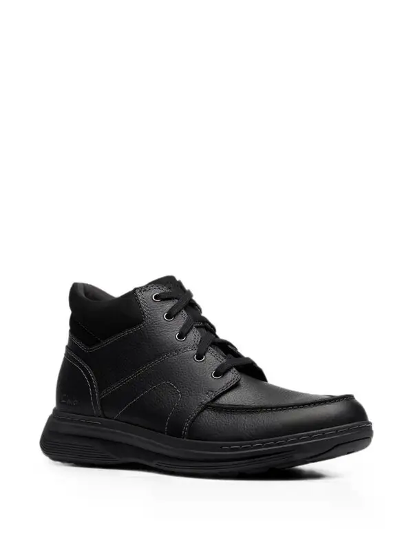 Clarks Craftwell Mid Leather Boots - Black
