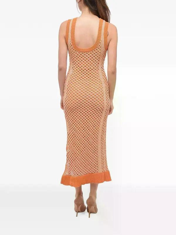 Ph5 Crochet Side-slit Maxi Dress