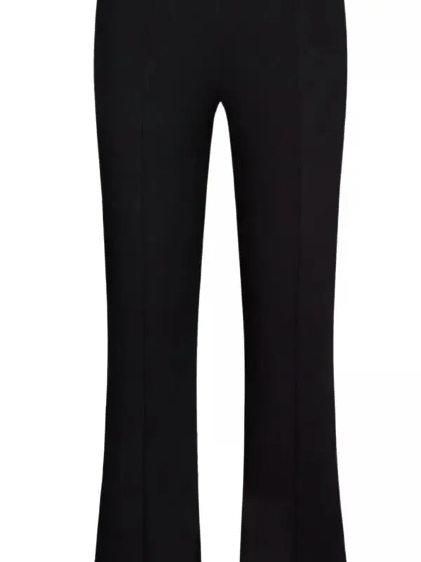 Seductive Seam-detail Flared Trousers
