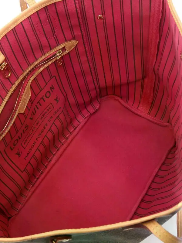 LOUIS VUITTON Monogram Neverfull Mm Tote Bag - Brown