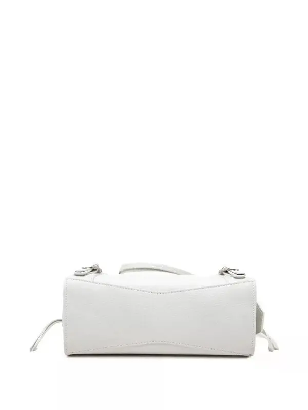 Balenciaga 2021 Mini Calfskin Neo Classic City Satchel - White