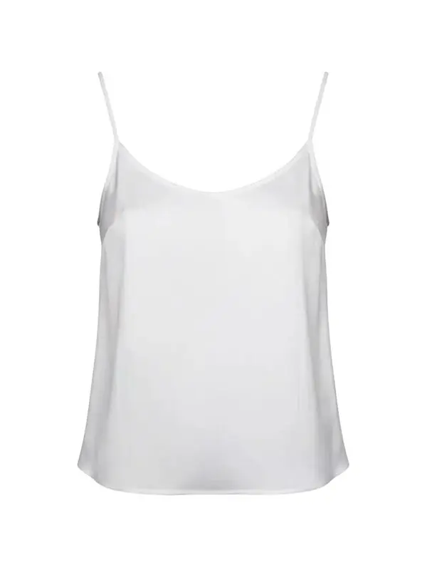 Black Label Sleeveless Scoop-neck Top