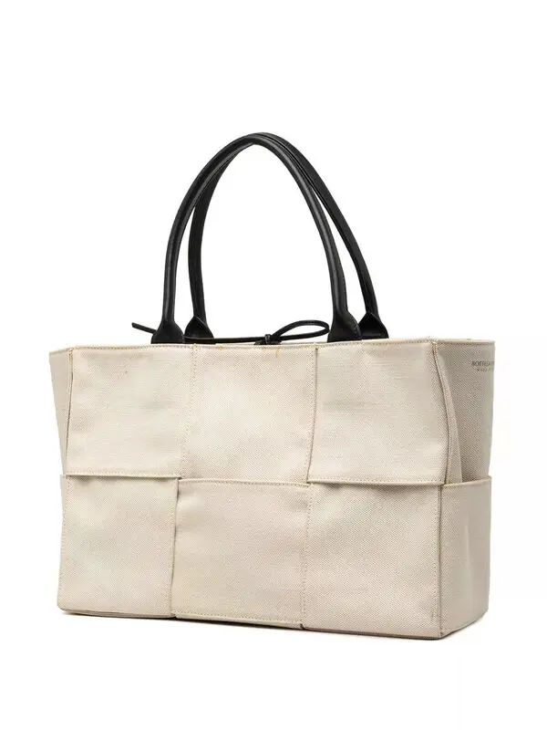Bottega Veneta Canvas Maxi Intrecciato Tote Bag