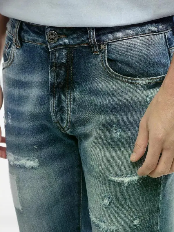 John Richmond Distressed-effec Jeans