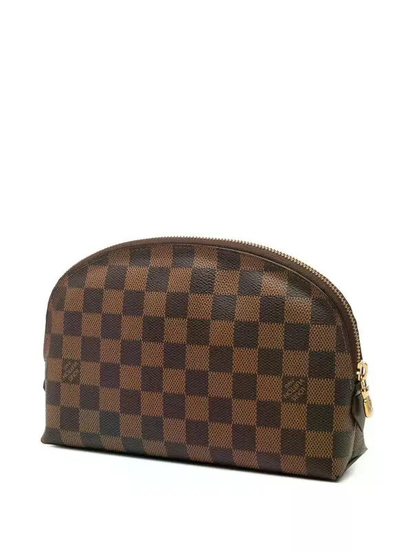 LOUIS VUITTON Damier Ebene Cosmetic Gm Pouch - Brown