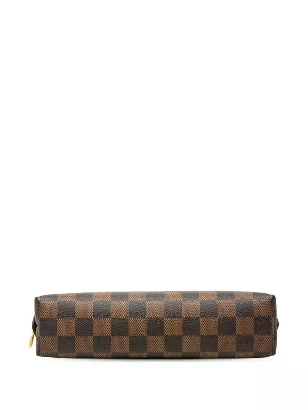 LOUIS VUITTON Damier Ebene Cosmetic Gm Pouch - Brown