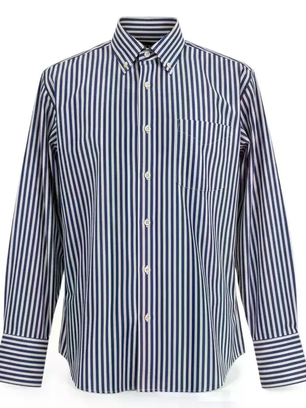 Black Label Striped Button-down Shirt