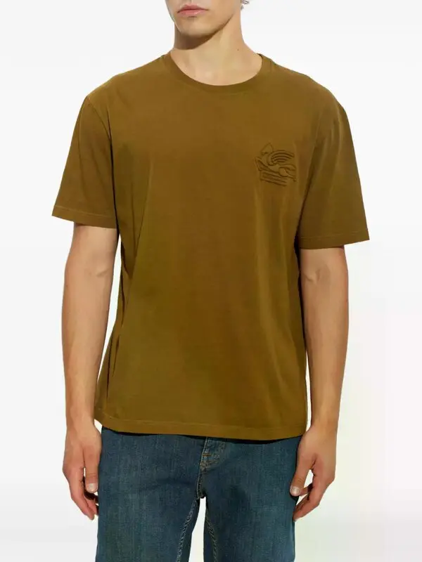 Etro Pegasus-embossed T-shirt