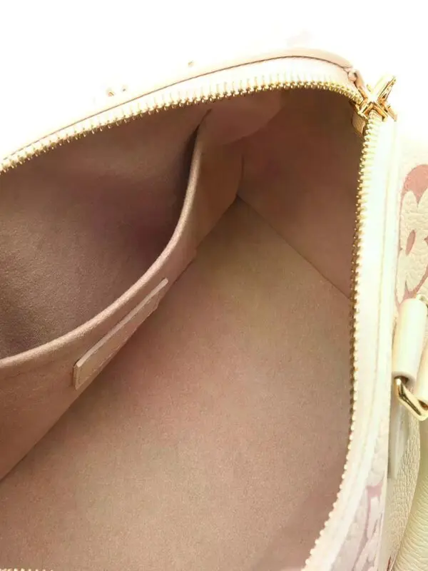 LOUIS VUITTON Bicolor Monogram Giant Empreinte Speedy Bandouliere 20 Satchel - Neutrals
