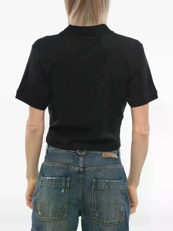 John Richmond Cropped Polo Shirt