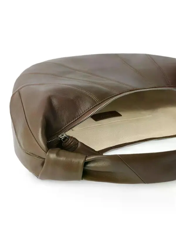 LEMAIRE Fortune Croissant Bag In Leather - Brown