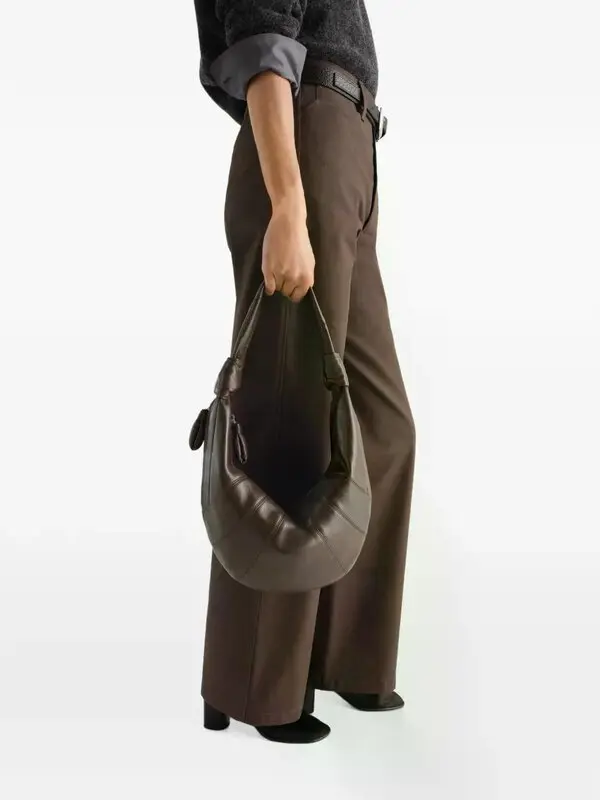 LEMAIRE Fortune Croissant Bag In Leather - Brown