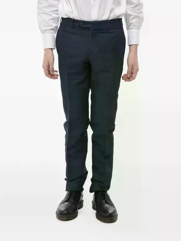 Corneliani Welt-pocket Trousers - Blue