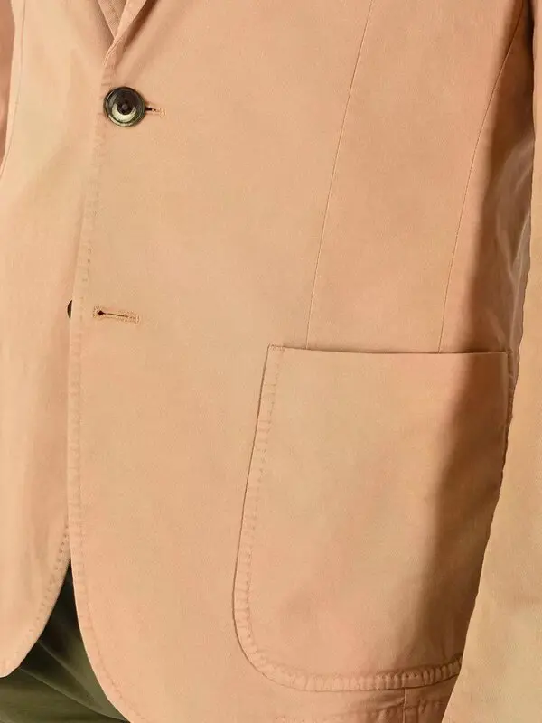 Corneliani Single-breasted Patch-pocket Cotton Blazer