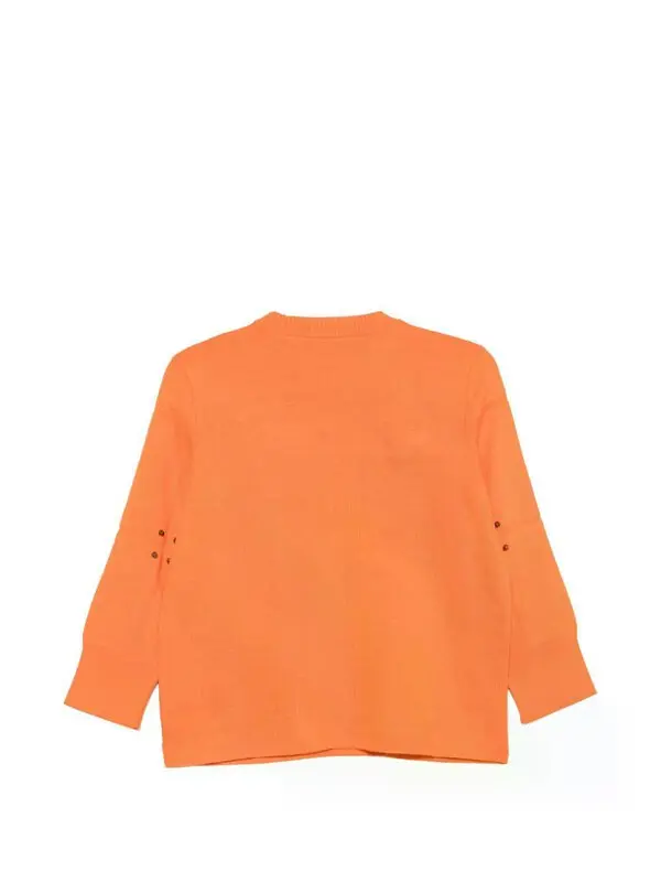 Moschino Stud-embellishment Sweater - Orange
